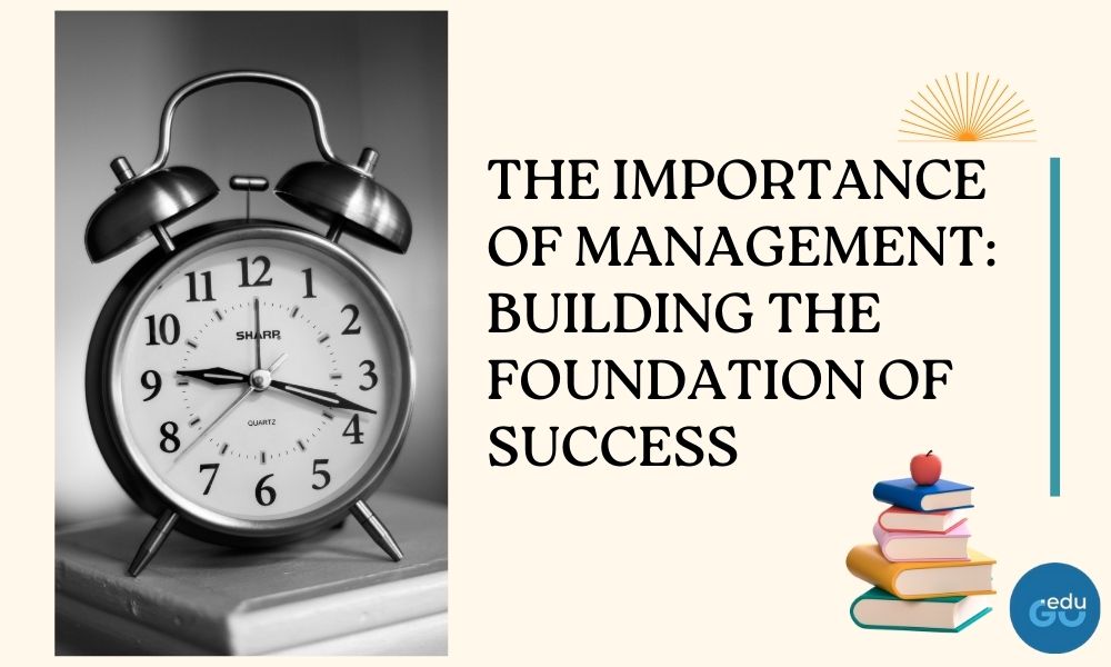 The Importance of Management: the Foundation of Success
