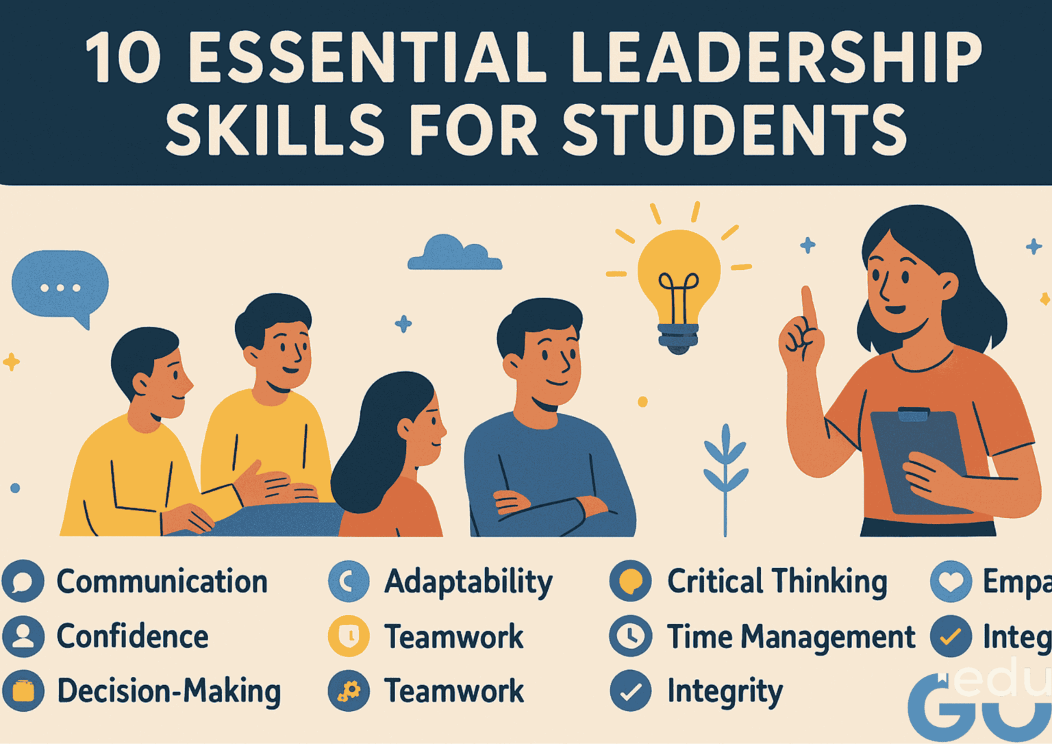 10 Essential Leadership Skills for every Students to lead